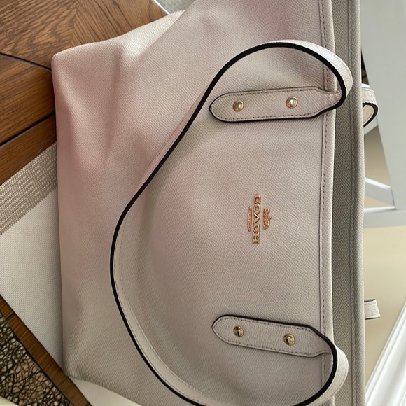 Coach | Bags | Coach Cream Tote | Poshmark